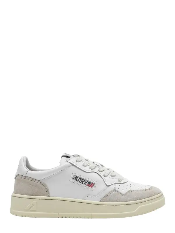 AUTRY Leather Medalist Low-top Sneakers - White