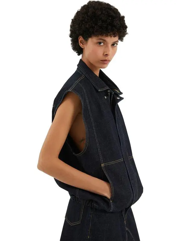 1989 STUDIO Denim Vest - Blue
