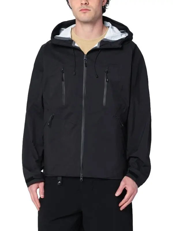 PURPLE MOUNTAIN OBSERVATORY Zip-up Nylon Jacket - Black