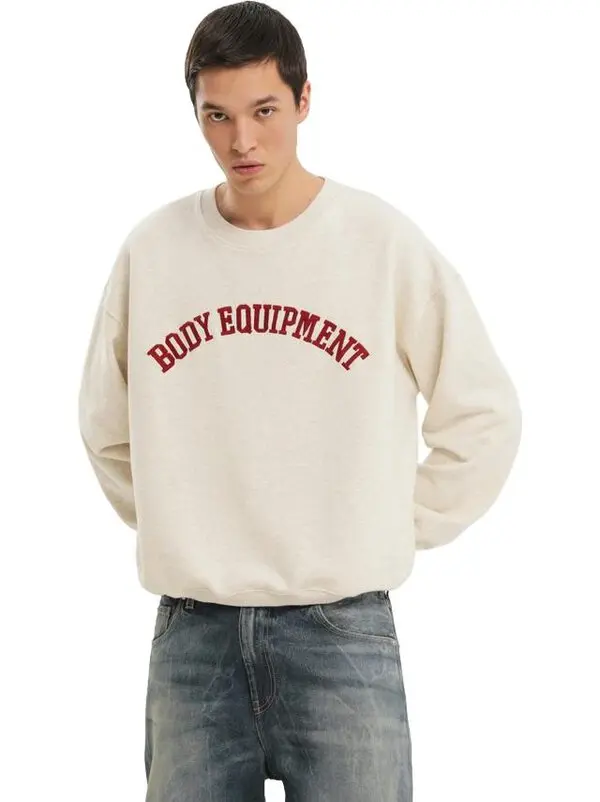 1989 STUDIO Body Equipment Crewneck Sweatshirt - White