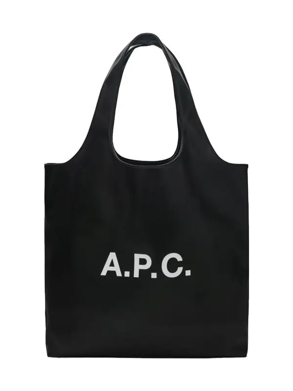 A.p.c. Ninon Media Tote Bag - Black