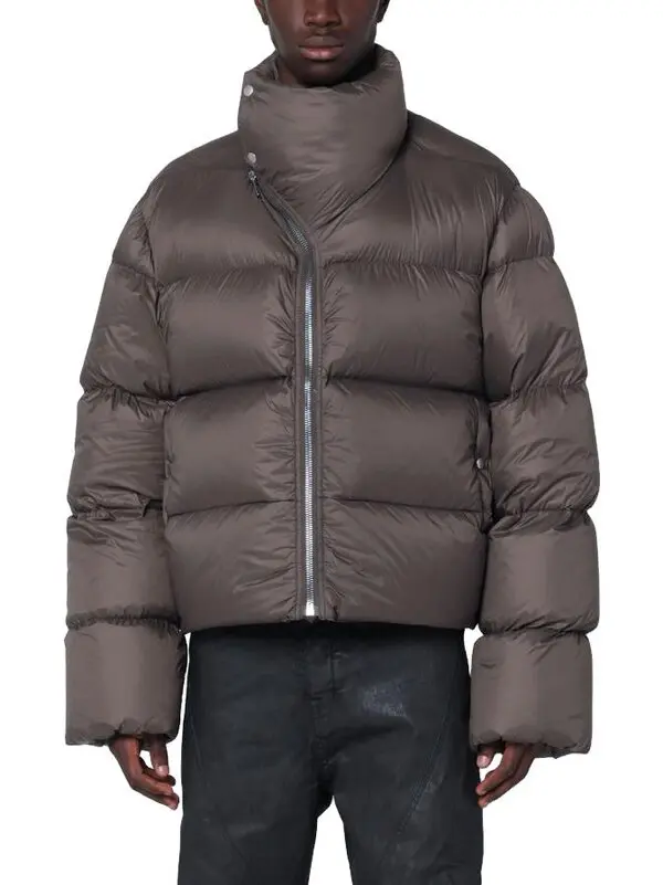 Rick Owens Nylon Down Jacket - Grey