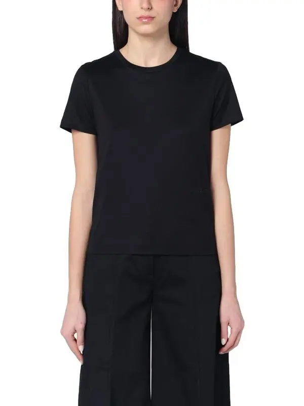 Max Mara Cotton T-shirt - Black