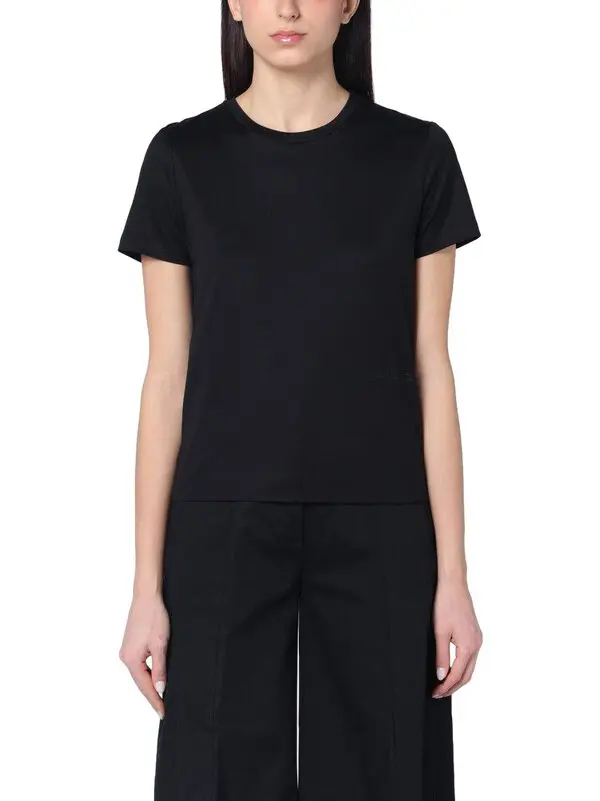 Max Mara Cotton T-shirt - Black