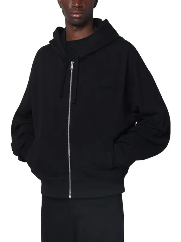 Alexander McQueen Cotton Hoodie - Black