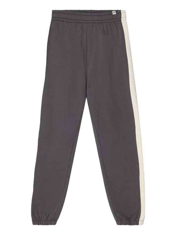 MINI RODINI Grey Organic Cotton Jogging Trousers - Green