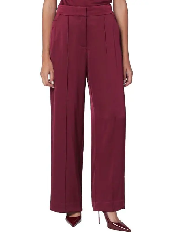 Simkhai Kyra Wide Leg Trousers - Red
