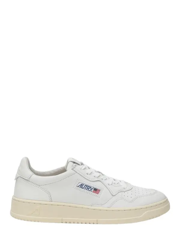 AUTRY Medalist Leather Sneakers - White