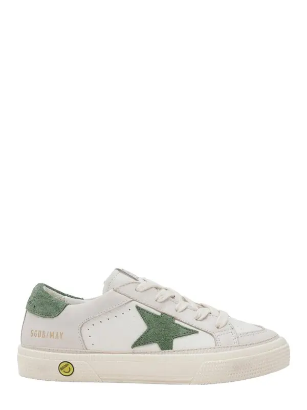 GOLDEN GOOSE Super-star Leather Sneakers - Green