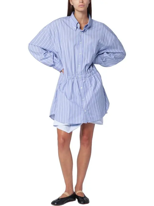 MAISON MARGIELA Striped Shirt Dress - Multicolor