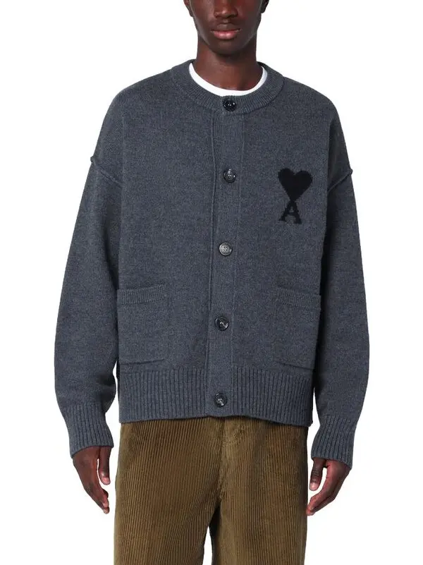 Ami De Coeur Cardigan - Grey