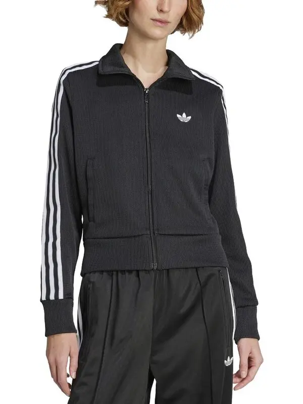 Adidas Originals By Alexander Wang Zip-up Sweatshirt With Stripes - Black