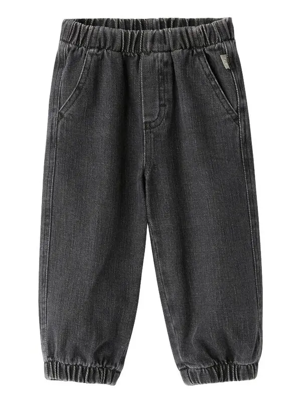 IL GUFO Washed Denim Jeans - Black