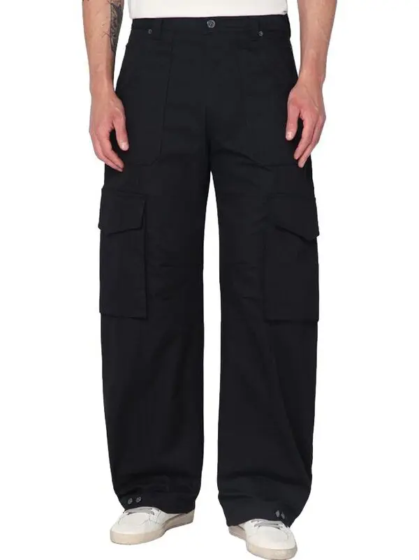 Golden Goose Cotton Blend Cargo Pants - Black