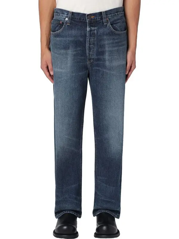 AGOLDE Washed Regenerated Denim Jeans - Blue