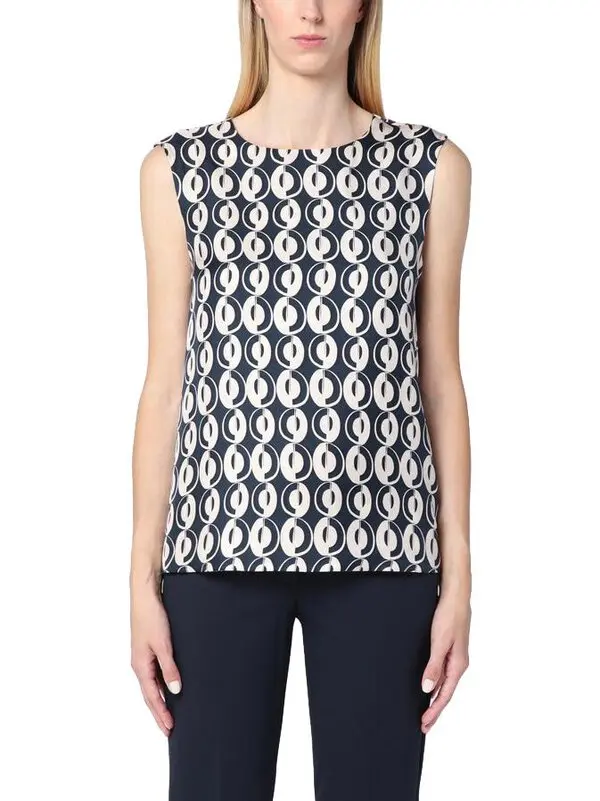 Max Mara Reversible Sleeveless Top - Blue