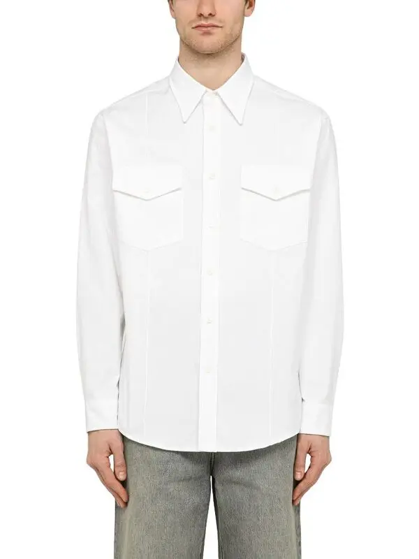 DEPARTMENT 5 Change Long-sleeved Shirt - White
