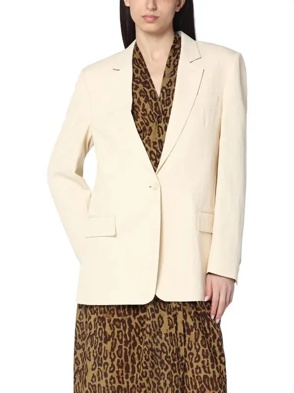 Stella McCartney Single-breasted Jacket - White