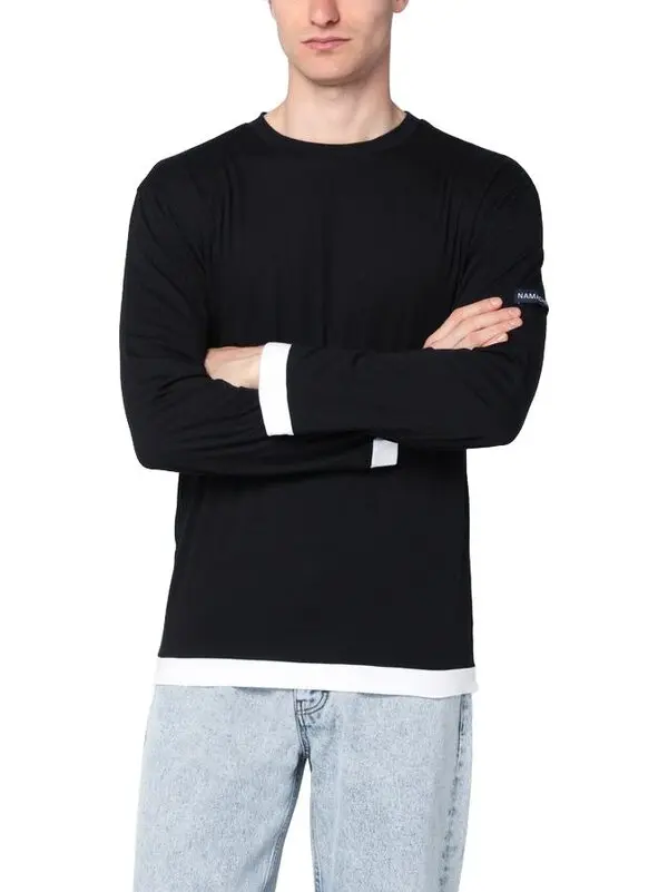 NAMACHEKO Cotton Knit Shirt - Black