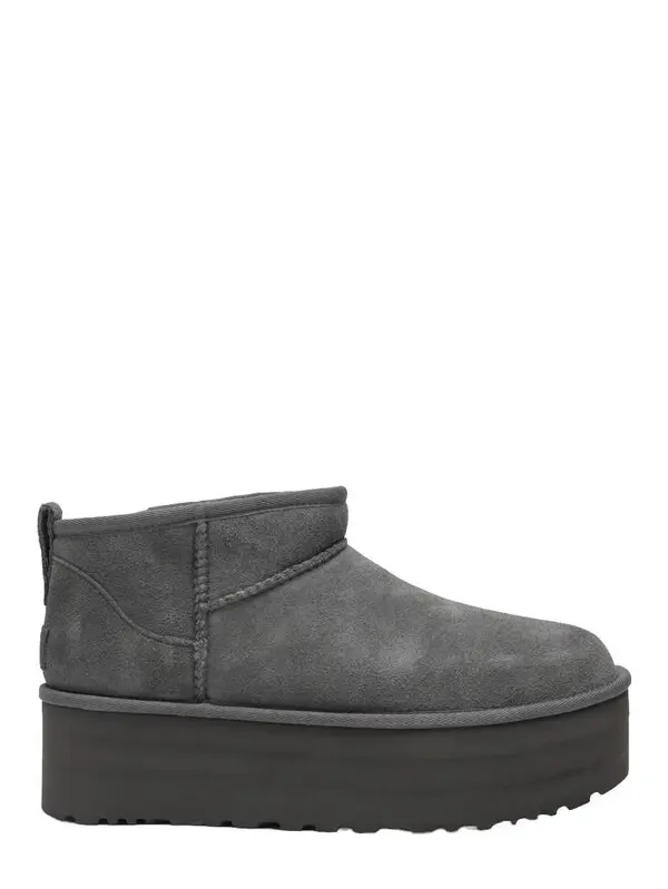 UGG Classic Ultra Mini Platform Boots - Grey