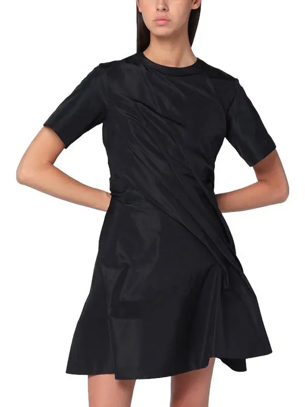 Loewe Mini Dress With Draping - Black