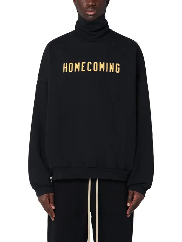 Fear Of God High-neck Homecoming Sweatshirt - Black