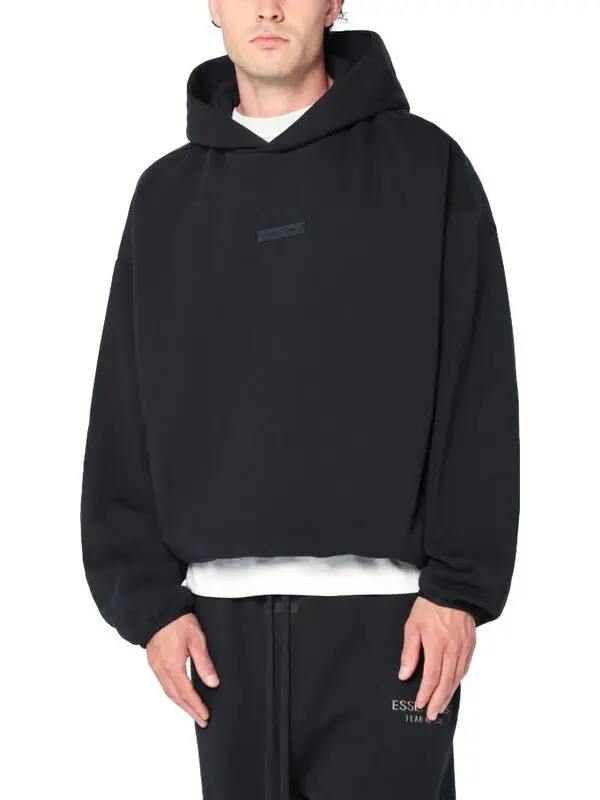 Fear Of God Brushed Cotton Sweatshirt - Black