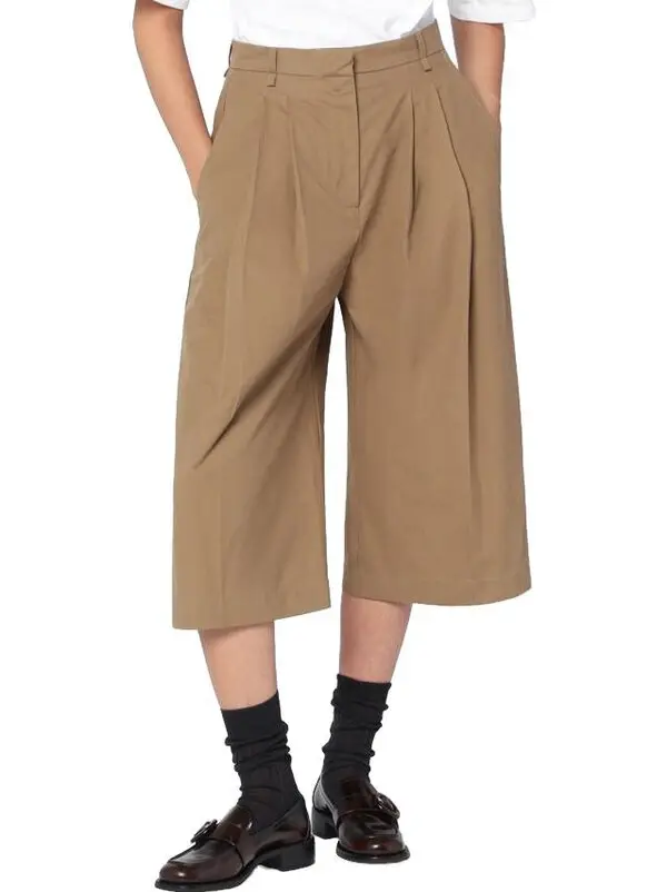 MKDT STUDIO Long Bermuda Shorts - Beige