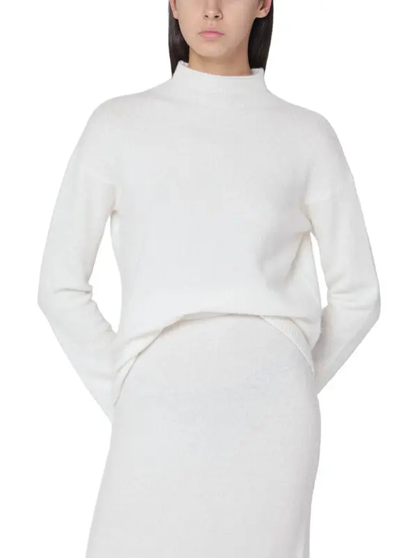 Max Mara Cashmere-blend Sweater - White