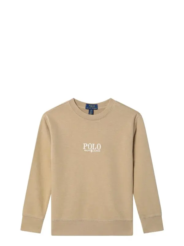 Polo Ralph Lauren Cotton Logo Sweatshirt - Beige