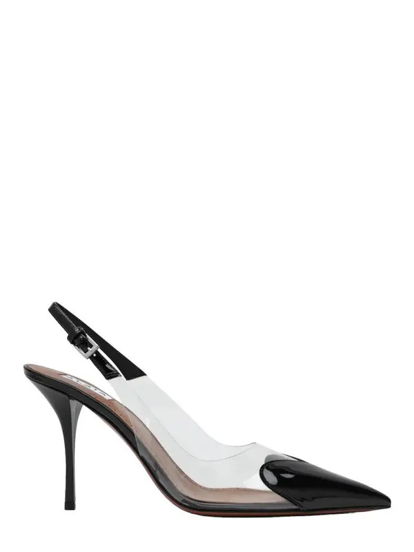 Alaïa Le Coeur Slingbacks - Black
