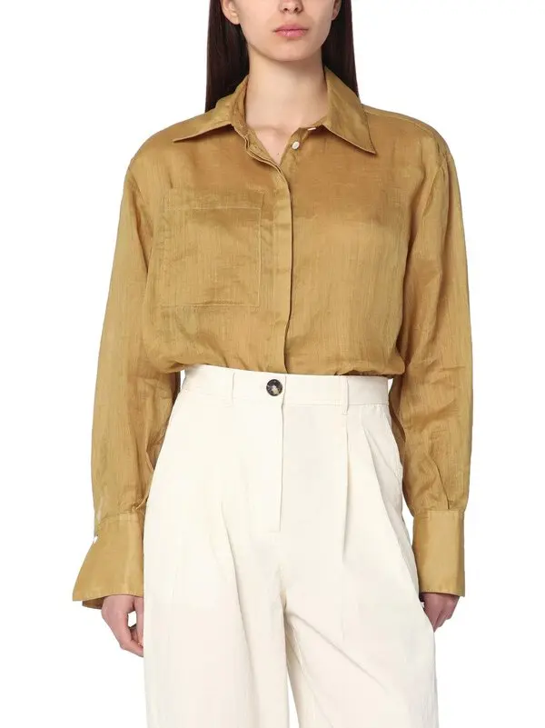MKDT STUDIO Loose Sigga Ramie Shirt - Green