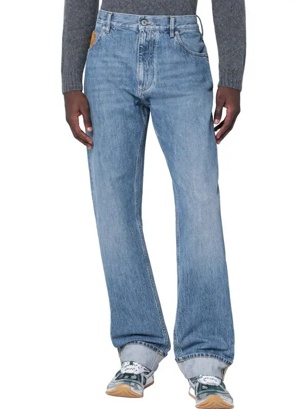 Bottega Veneta Intrecciato Pocket Jeans - Blue
