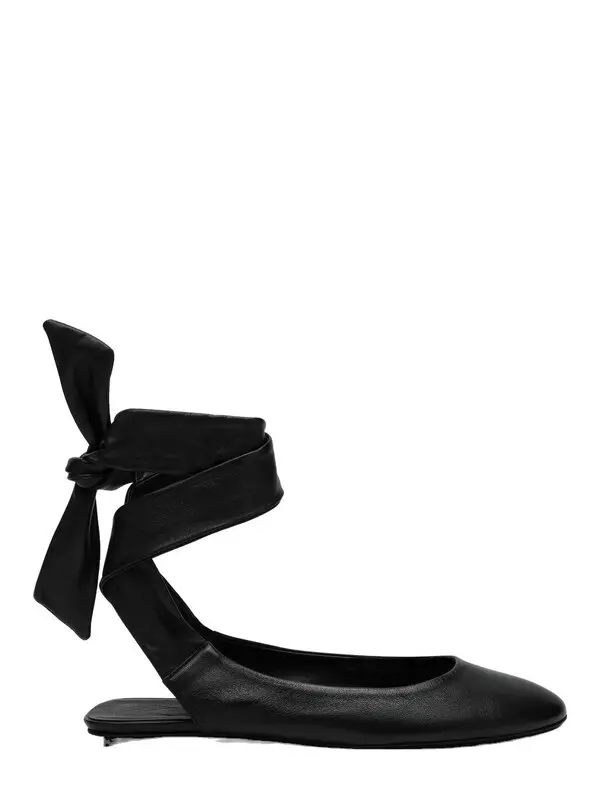 Attico Cloe Ballerinas - Black