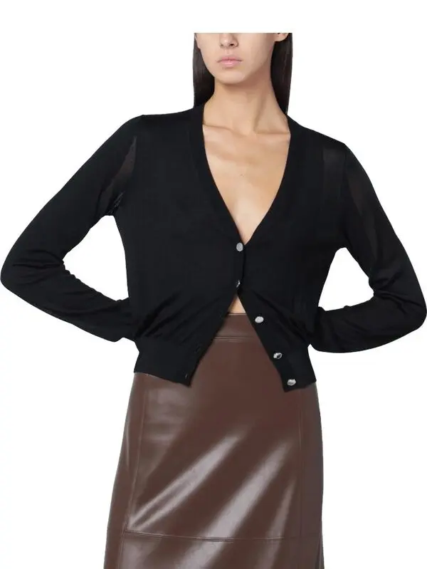 Sportmax Wool Cardigan - Black