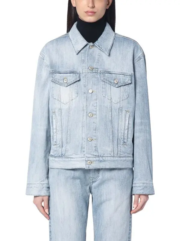 Balenciaga Denim Jacket - Light Blue