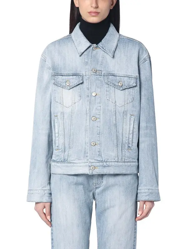 Balenciaga Denim Jacket - Light Blue