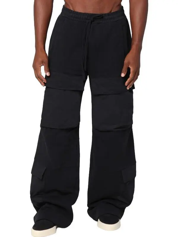ENTIRE STUDIOS Cotton Cargo Pants - Black
