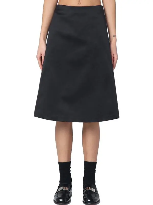 THE GARMENT Cotton-blend Kelly Skirt - Black