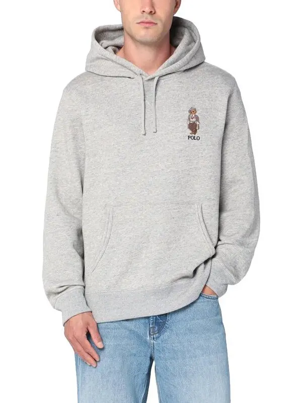 Ralph Lauren Polo Bear Fleece Hoodie - Grey
