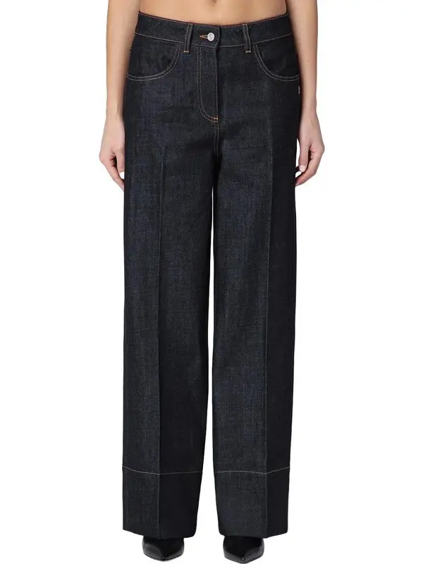 Givenchy Dark Denim Straight Jeans - Blue