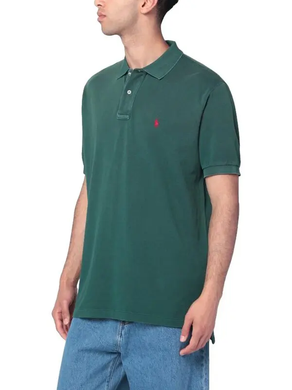 Polo Ralph Lauren Washed Forest Cotton Polo - Green