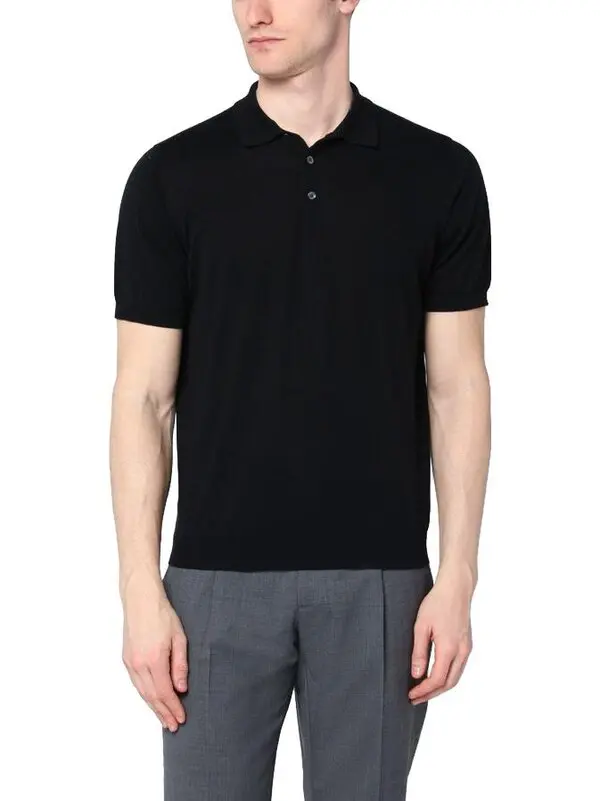 DRUMOHR Polo Shirt In Cotton - Black