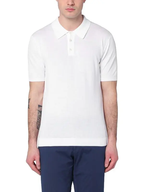 ROBERTO COLLINA Polo In Cotton - White