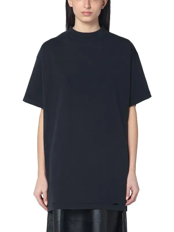 Balenciaga T-shirt In Vintage Jersey - Black