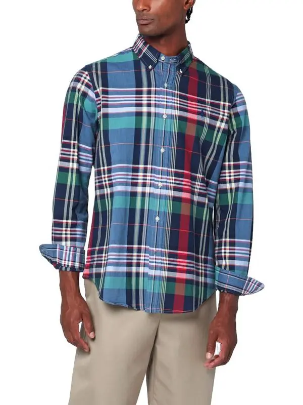 Polo Ralph Lauren Check Pattern Shirt Custom-fit - Brown