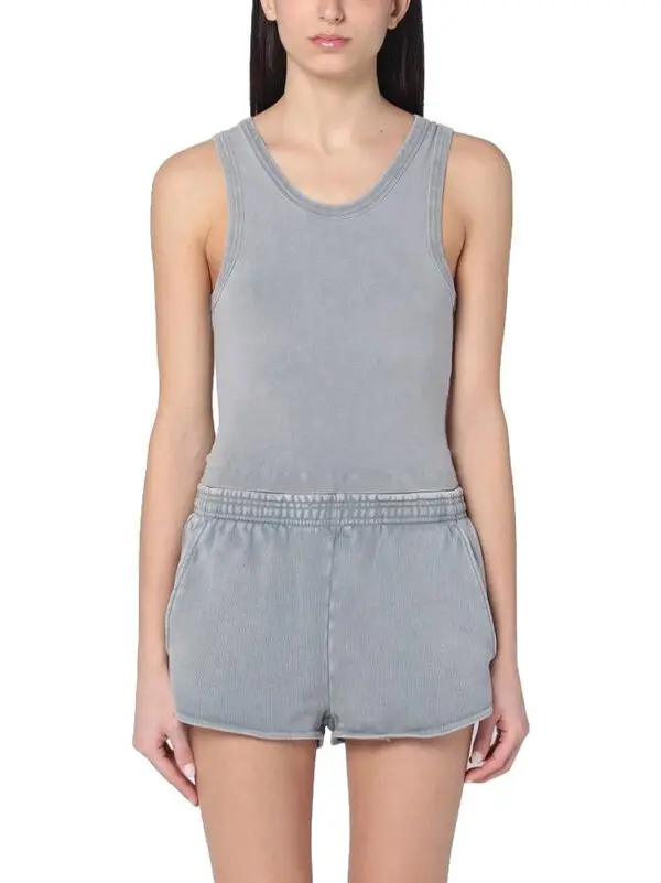 ENTIRE STUDIOS Cotton Tank Top - Grey