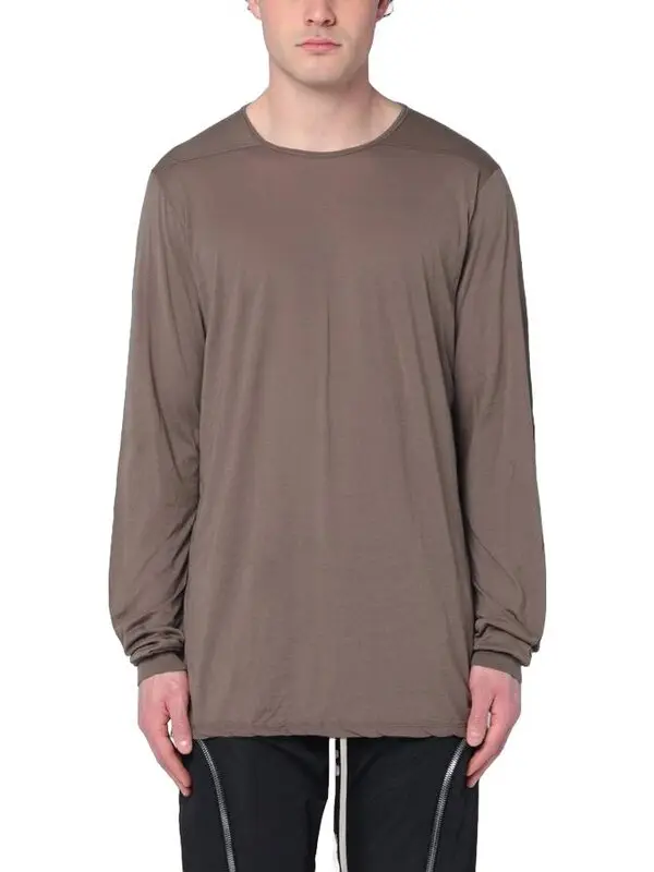 Rick Owens Dust-coloured T-shirt In Cotton - Beige