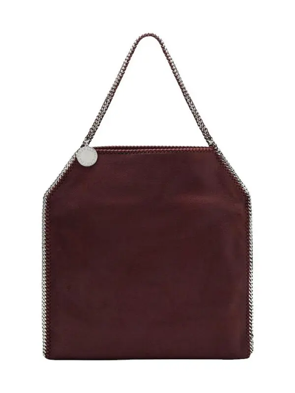 Stella McCartney Large Shaggy Deer Bella Tote - Burgundy