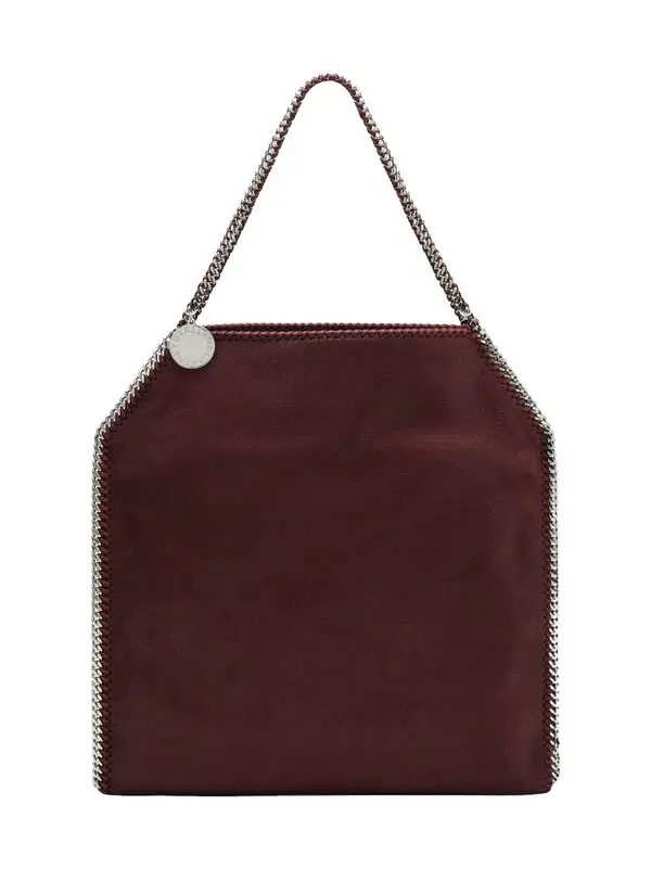 Stella McCartney Large Shaggy Deer Bella Tote - Burgundy